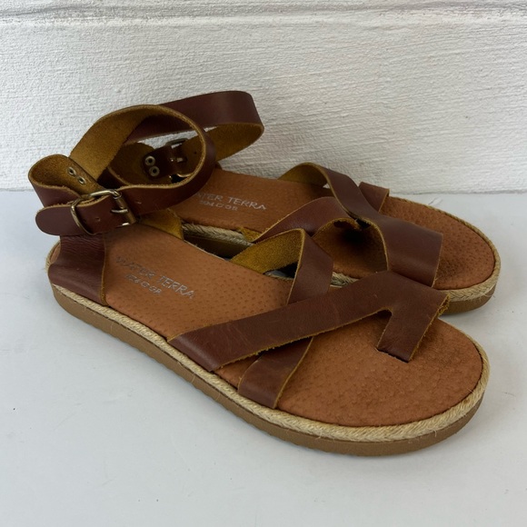 Mater Terra | Shoes | Mater Terra Handmade In Greece Leather Sandals 38 ...